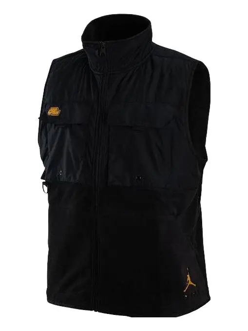 JORDAN Jumpman Fleece Vest - Black/multi-color