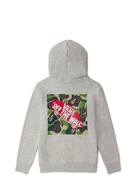 VANS X Bape Camo Pullover Hoodie - Grey