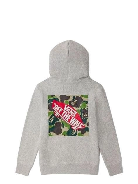 VANS X Bape Camo Pullover Hoodie - Grey