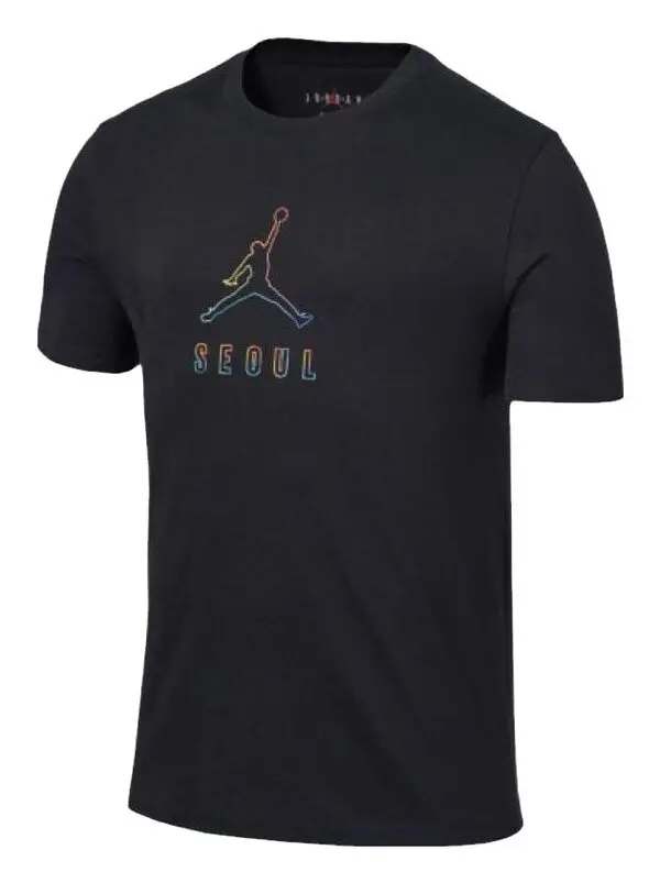 JORDAN Seoul Map T-shirt - Black