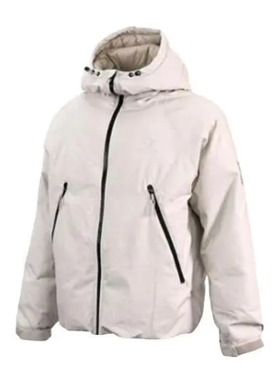 CONVERSE Down Jacket With Hood - White