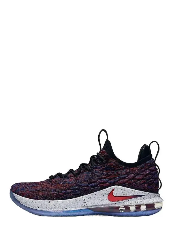 Nike Lebron 15 Low "supernova" Basketball Sneakers - Red/blue/black
