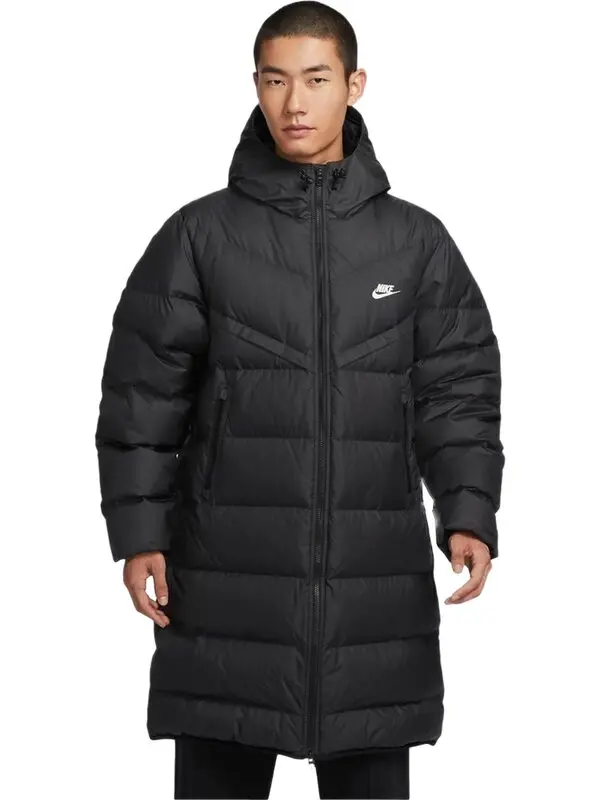 Nike Hooded Down Coat - Black