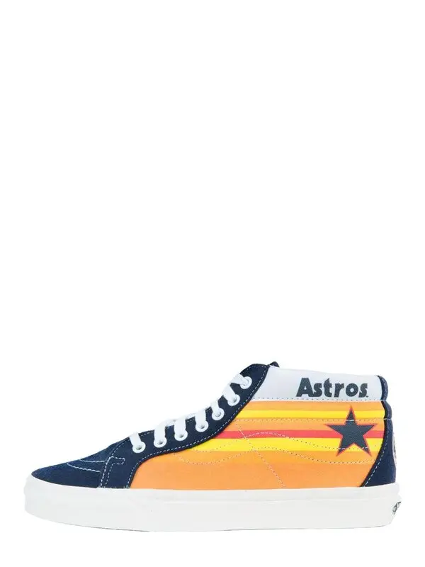 VANS Mlb X Sk8-mid Reissue Astros Sneakers - Blue/yellow