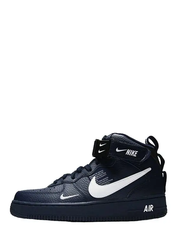 Nike Force 1 '07 Mid Lv8 Sneakers - Blue/white