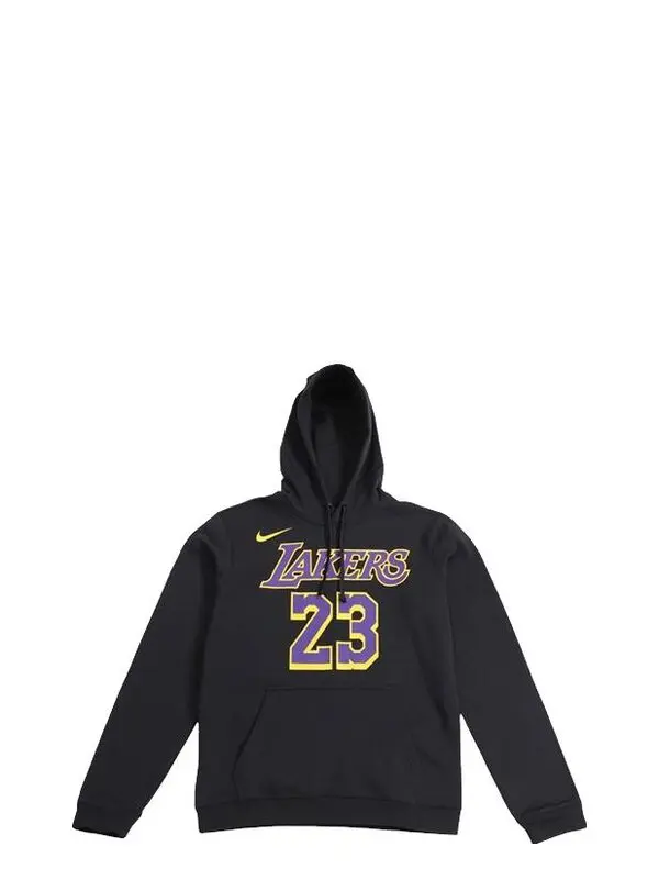 Nike Los Angeles Lakers Lebron James Basketball Hoodie - Black