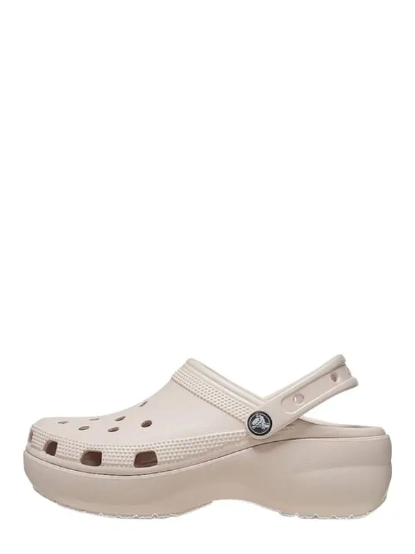 CROCS Platform Clogs - Beige