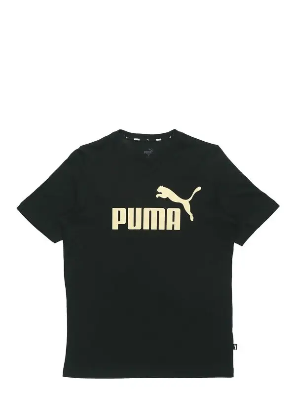 PUMA Essentials Metallic Logo T-shirt - Black
