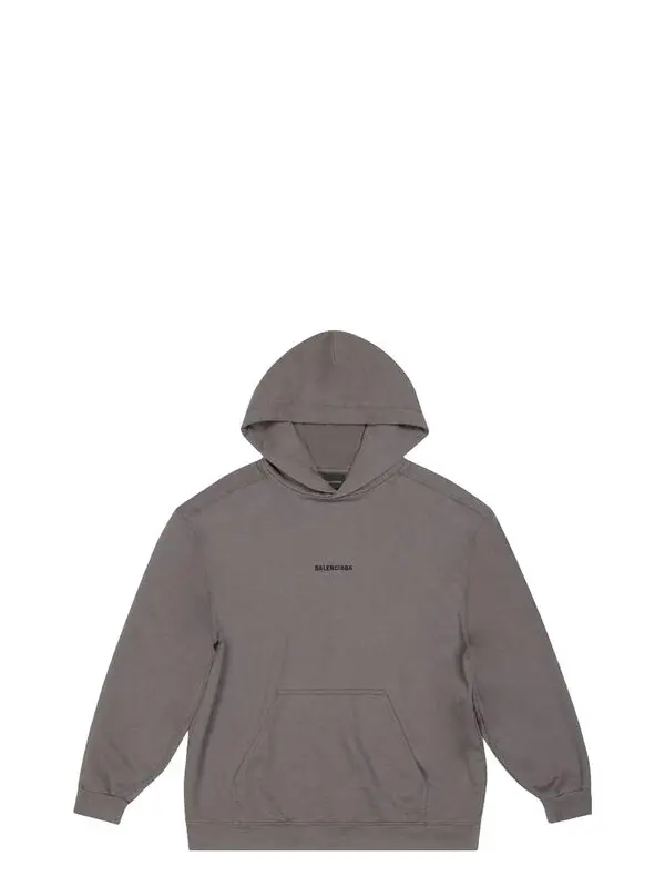 Balenciaga Medium Fit Hoodie - Grey
