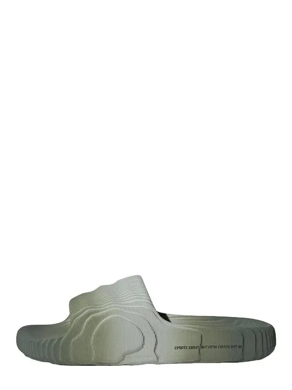 Adidas Originals Adilette 22 Slides - Wonder Silver/silver Green/core Black