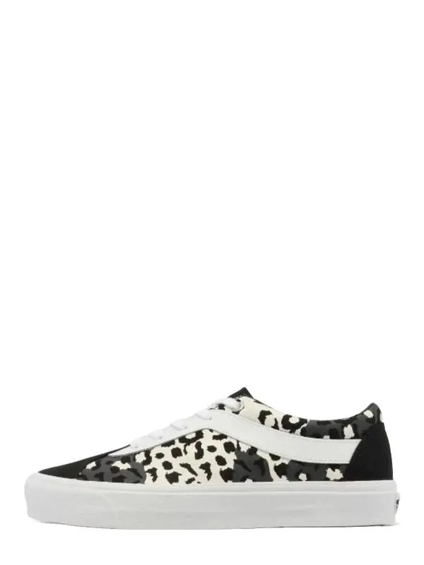 VANS Bold Ni Leopard Print Lace-up Sneakers - Black/white