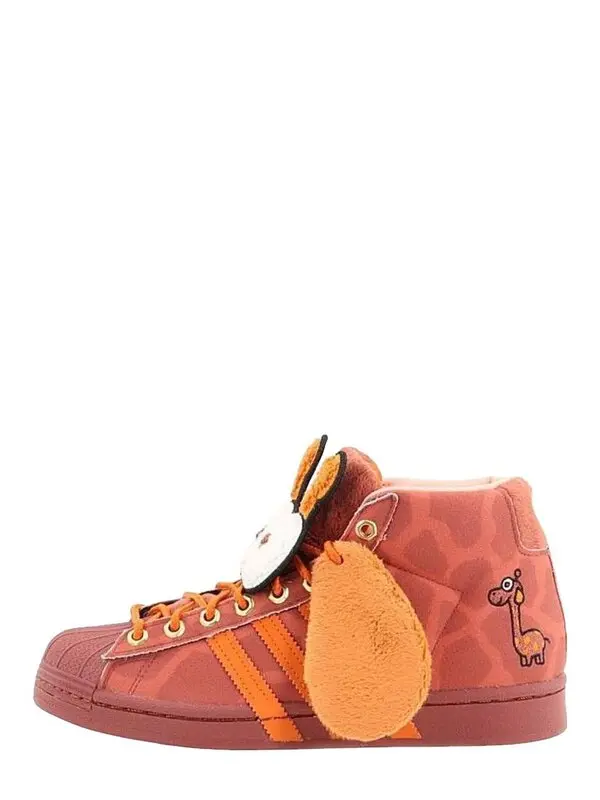 Adidas Melting Sadness X Pro Model Mid Top Sneakers - Brown