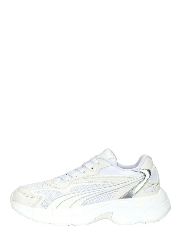 PUMA Teveris Nitro Sneakers With Metallic Accents - White/warm White