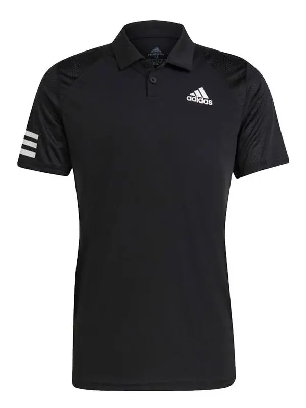 Adidas Club 3-stripes Polo Shirt - Black