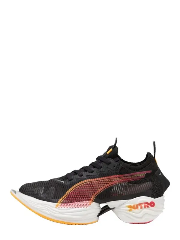 PUMA Fast-r Nitro Elite 2 "black Sun Stream" Sneakers - Black/sun Stream/sunset Glow