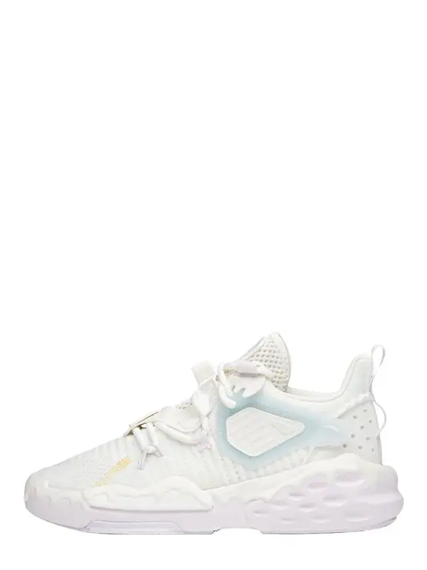 ANTA Badao Mid Sneakers - White/purple/blue