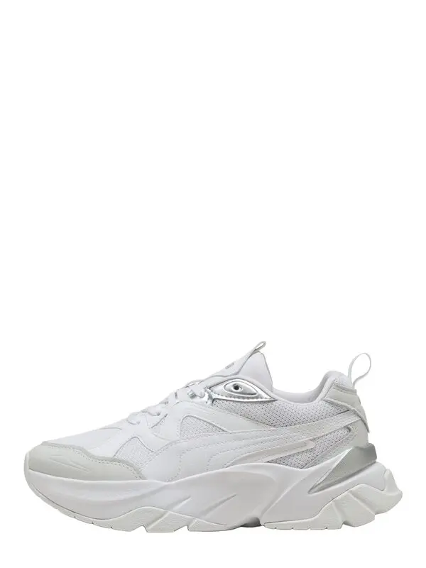 PUMA Sophyr Metallic Sneakers - White/silver