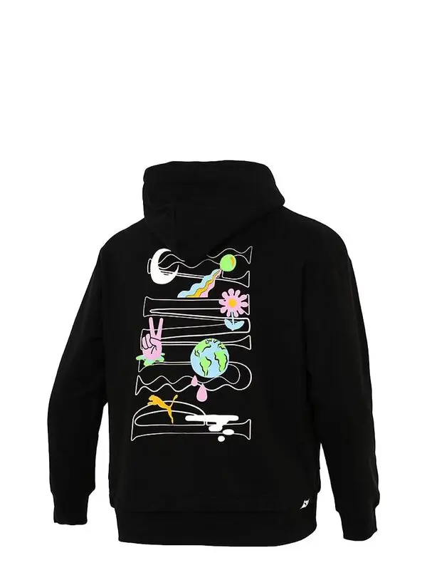 PUMA Back Logo Hoodie - Black