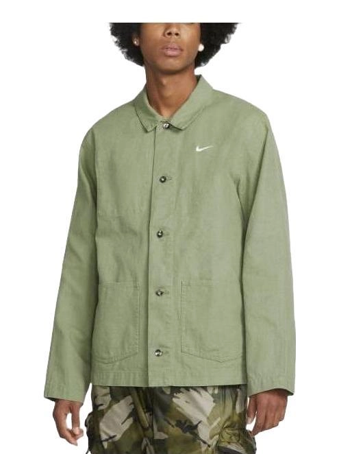 Nike Life Unlined Chore Coat Heavyweight Cotton Jacket - Green