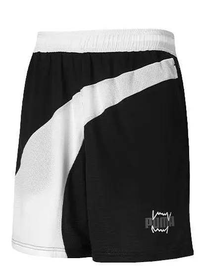 PUMA Flare Basketball Shorts - Black/white