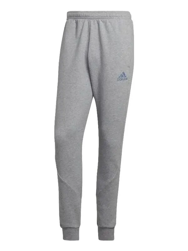 Adidas Stadium Fleece Badge Of Sport Cuffed Pants 'medium - Grey
