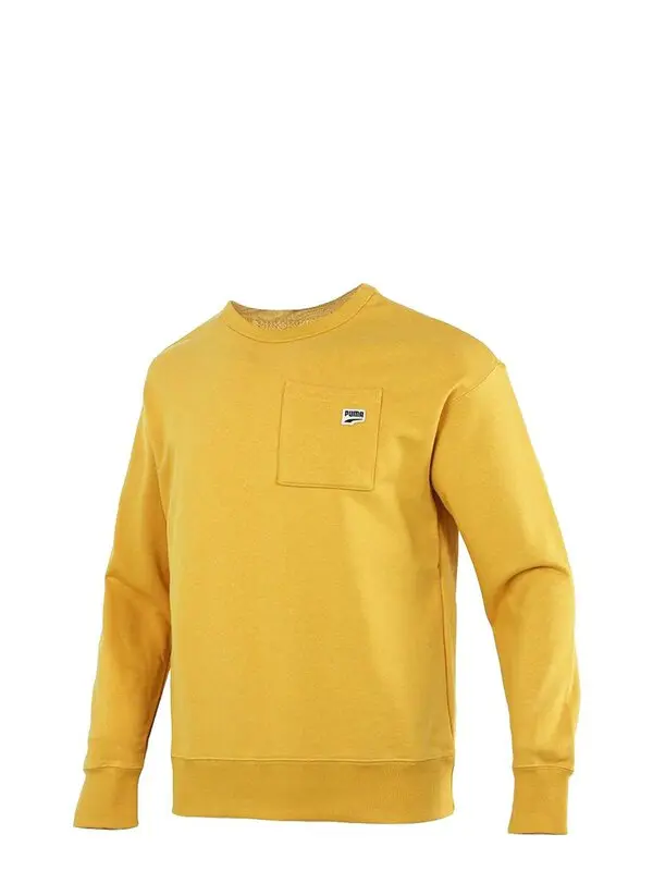 PUMA Small Logo Pocket Sweatshirt - Yellow