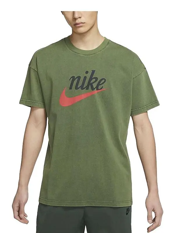 Nike As He Ss Knit Top Wash Galactic Jade - Green