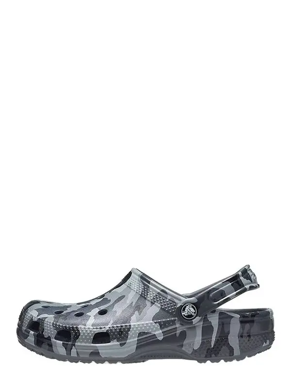CROCS Beach Sandals Gray Camouflage - Grey