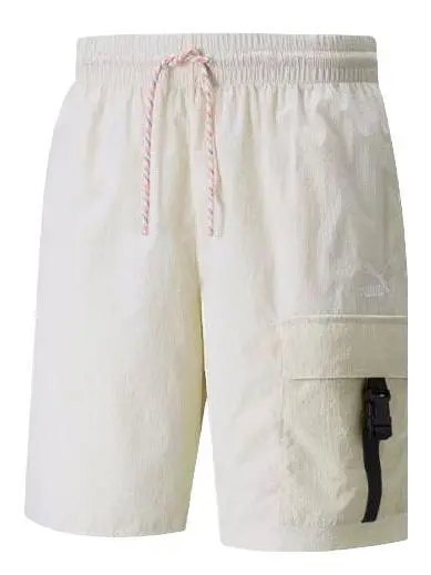PUMA Hill Camp Cargo Shorts - White