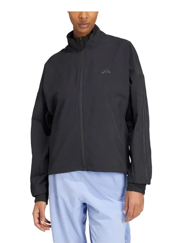 Adidas Pacer Tonal 3-stripes Woven Jacket - Black
