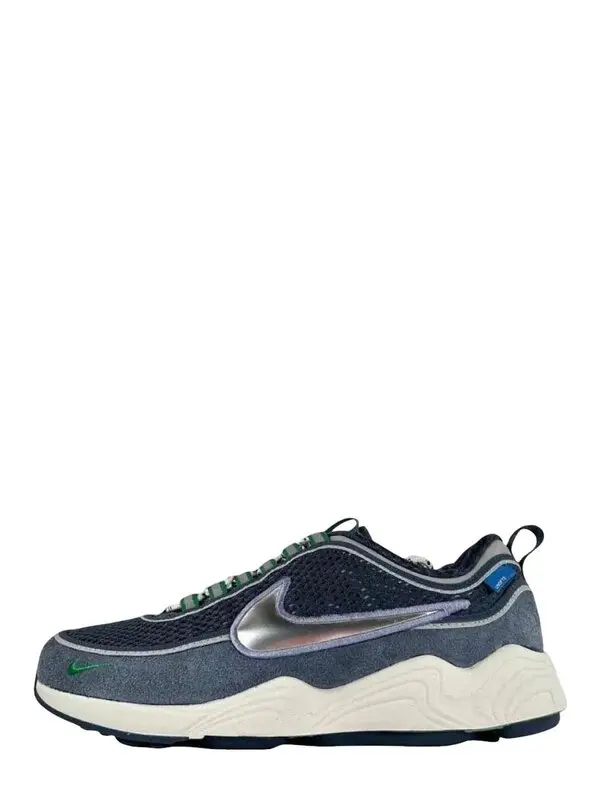 Nike X Undefeated Air Zoom Spiridon "thunder Blue - Thunder Blue/silver