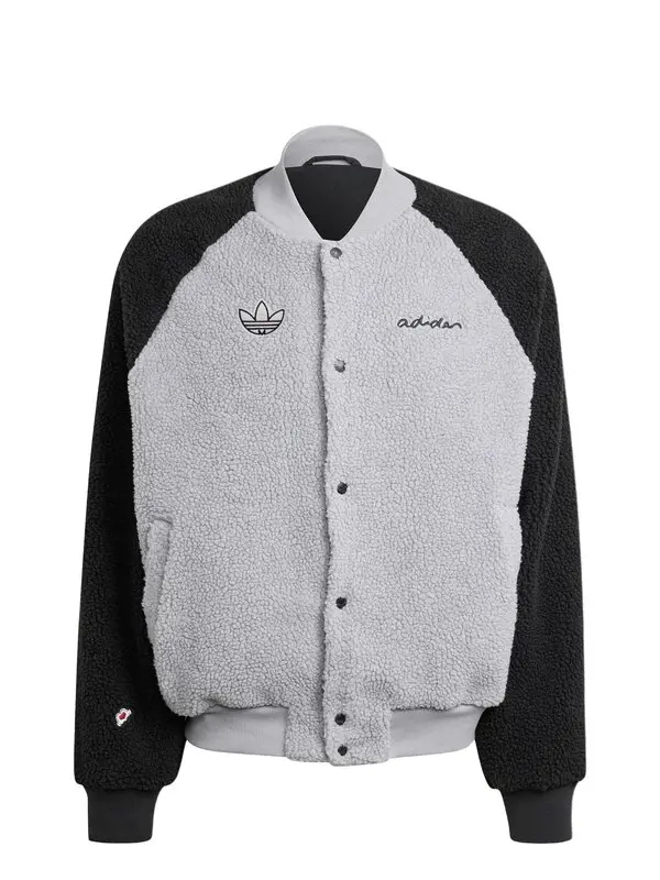 Adidas Originals X Disney V-day Fleece Jacket - Grey/black