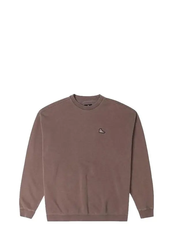 CONVERSE Sweatshirt With Patch Detail - Brown