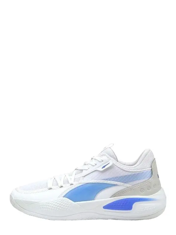 PUMA Court Rider Team Low Top Sneakers - White/blue