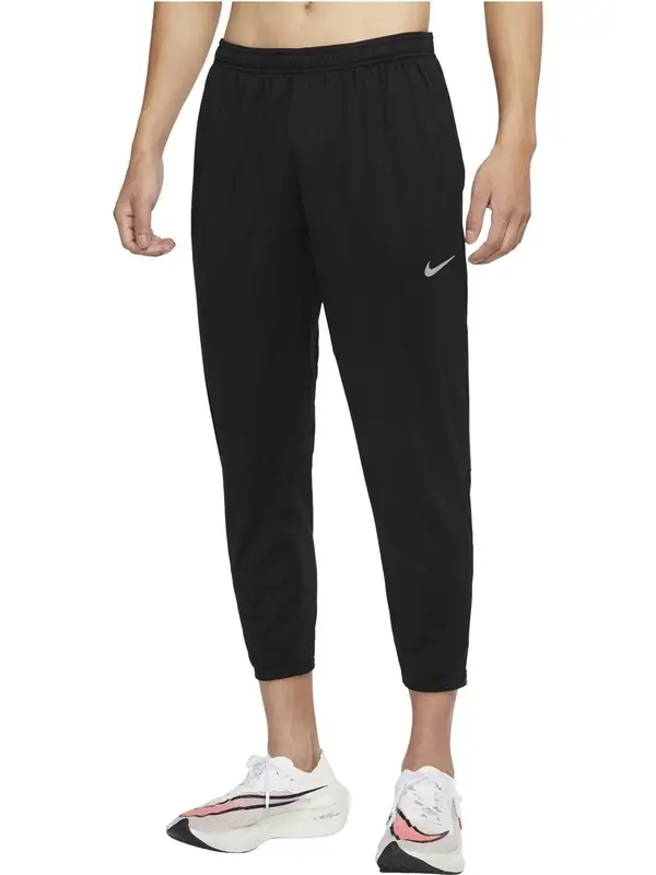 Nike Logo Solid Color Elastic Waistband Drawstring Sports Pants/trousers/joggers Autumn - Black