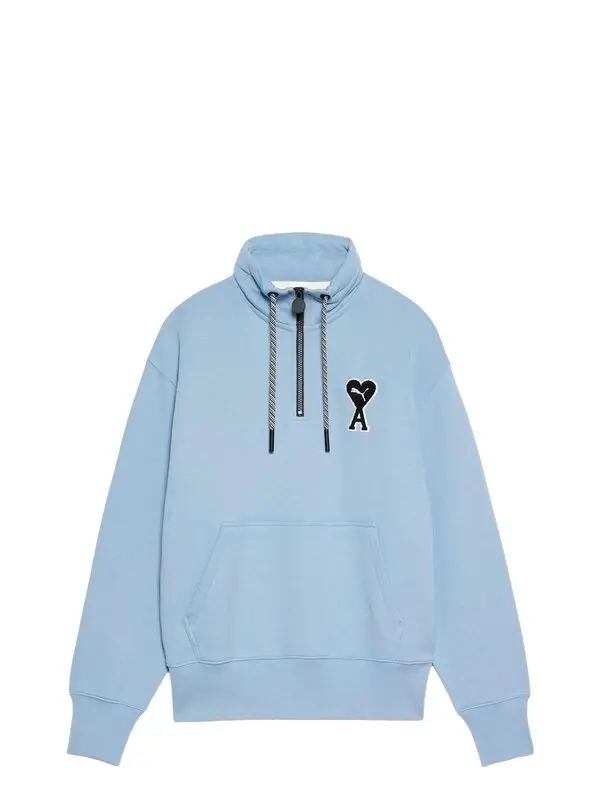 PUMA X Ami Half Zip Sweatshirt - Blue