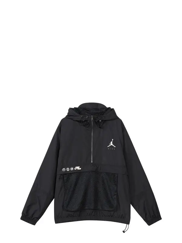 JORDAN Half Zipper Hooded Jacket - Default Color