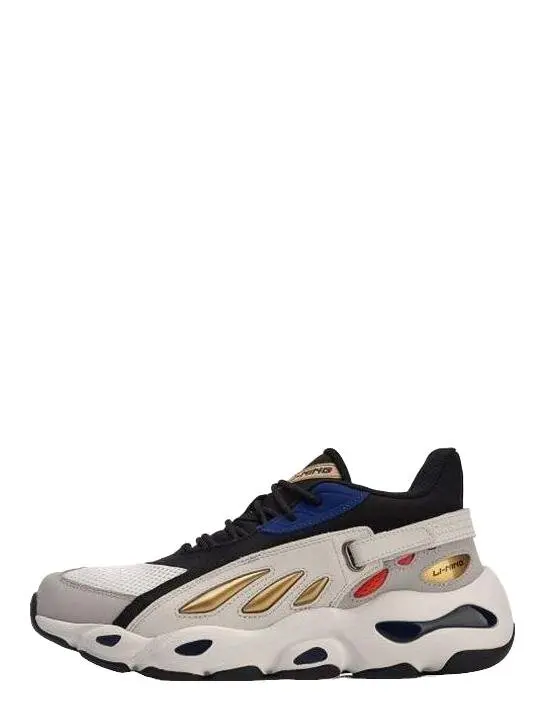 LI-NING Athletic Sneakers - Beige/black