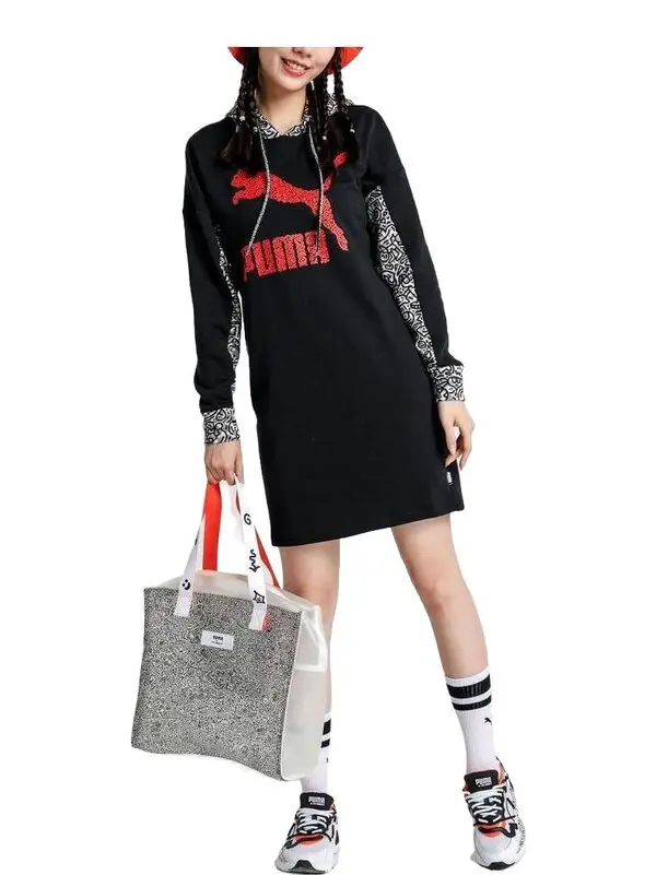 PUMA X Mr. Doodle Hooded Dress - Default Color