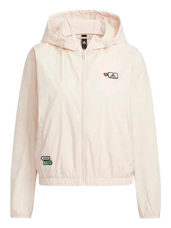 Adidas Graphic Woven Jacket - White