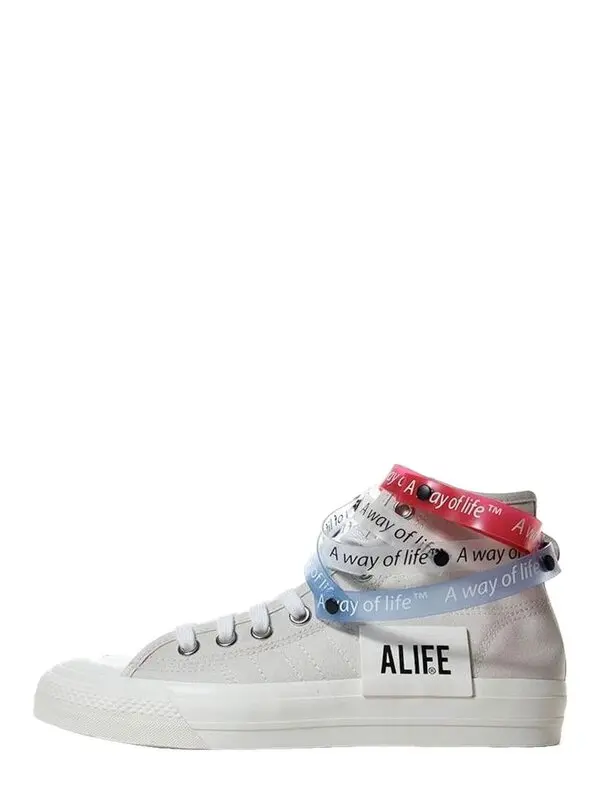 Adidas Alife X Nizza High Top Sneakers - White
