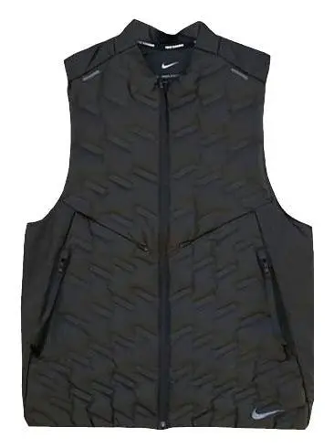Nike Therma-fit Adv Repel Light Waterproof Running Down Vest - Black