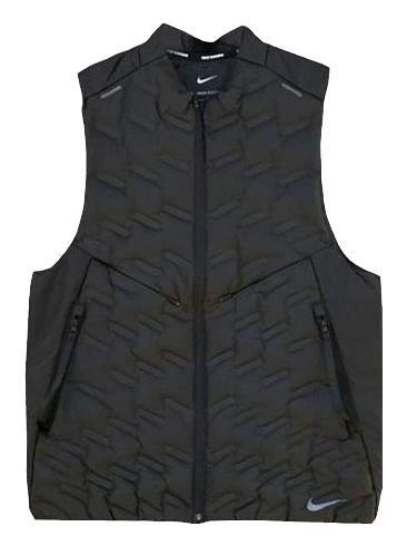 Nike Therma-fit Adv Repel Light Waterproof Running Down Vest - Black