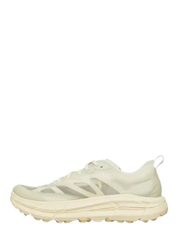 Hoka One One Mafate Speed 4 Lite Sneakers - Truffle Salt/vintage Yellow