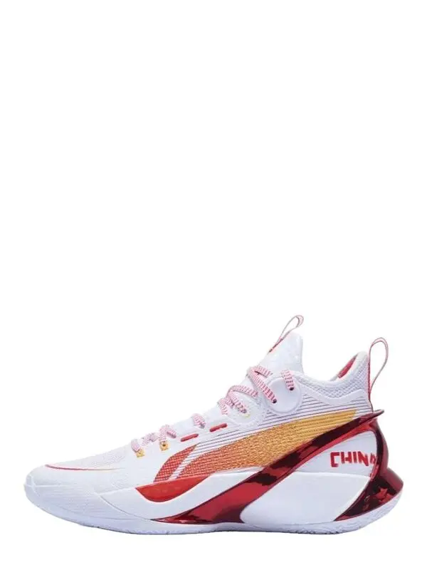 LI-NING Sonic 10 Ultra Mid 'china Home Jersey' Sneakers - White/red