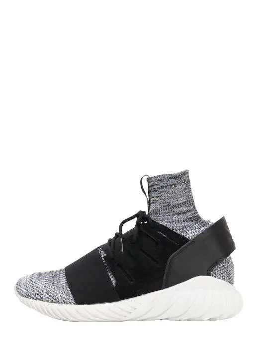 Adidas Tubular Doom Primeknit "grey Black" High Top Sneakers - Core Black/tech Ink