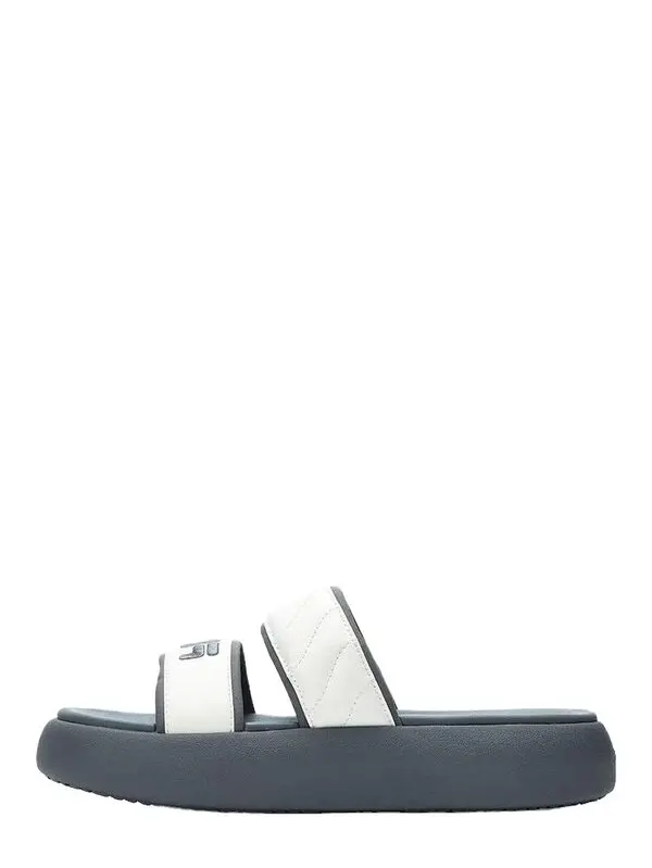 FILA Dount Platform Slide Sandals - Grey