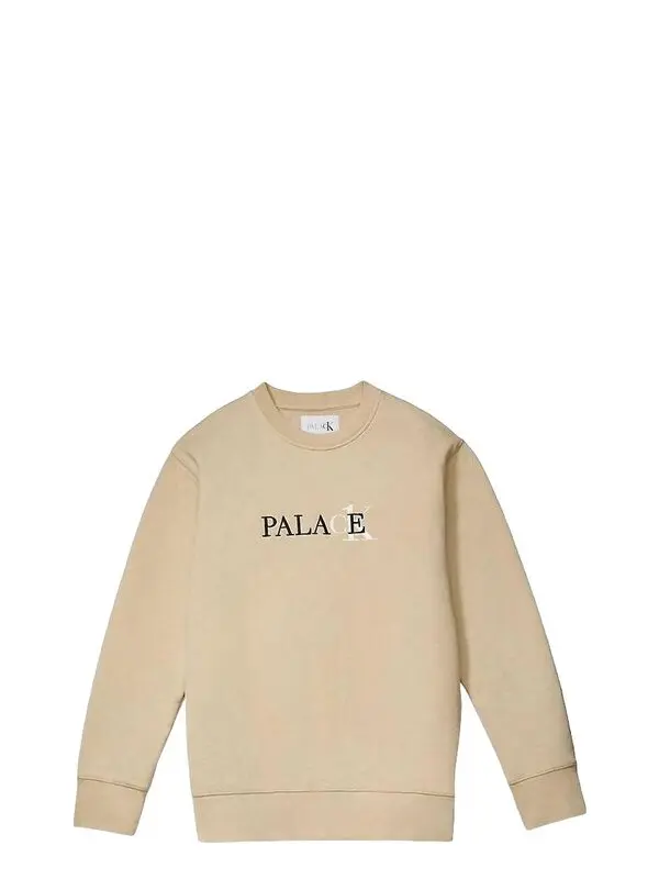 PALACE X Calvin Klein Crewneck Sweatshirt - Beige