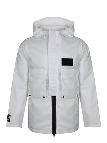 Nike Lebron Big Pocket Hooded Track Jacket - White
