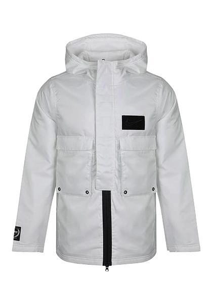 Nike Lebron Big Pocket Hooded Track Jacket - White